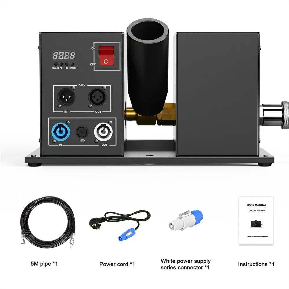 150W Shaking Head Carbon Dioxide Column Machine DMX Console Control ...