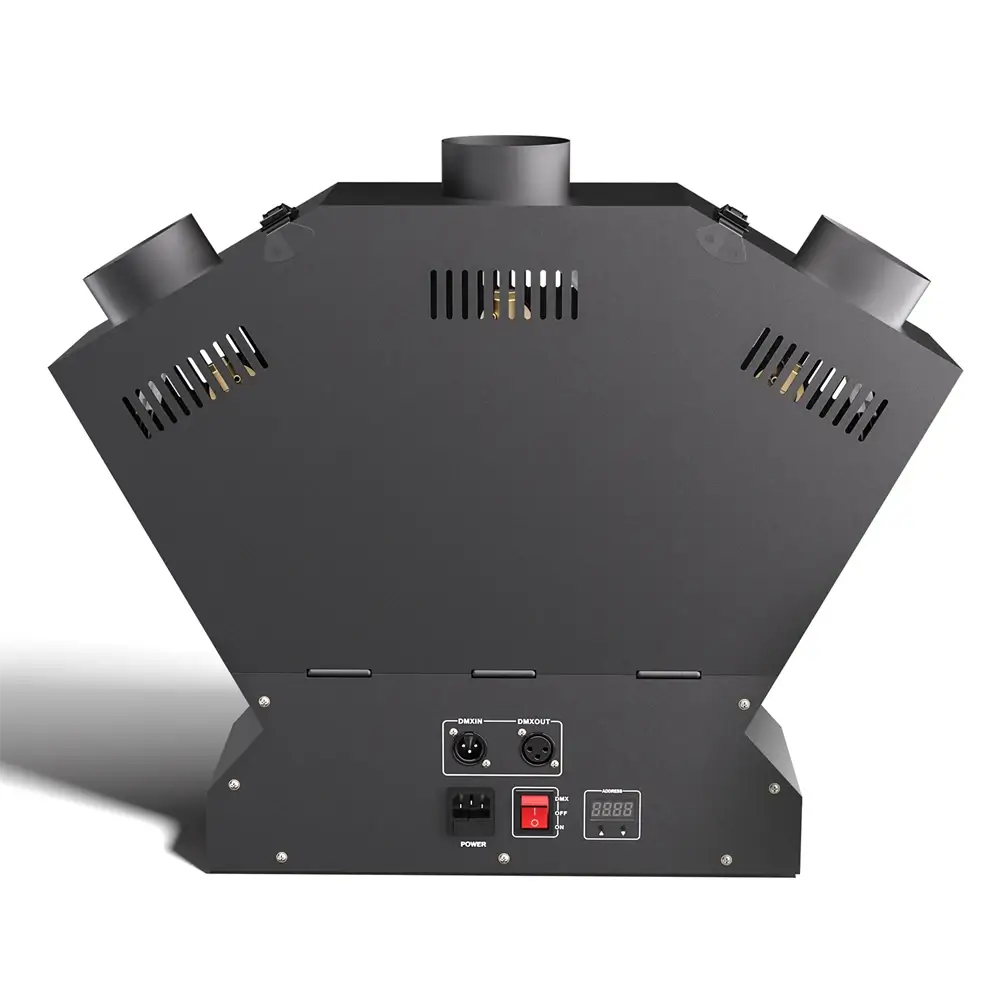 150W Three-headed Flame Thrower Real Flame Machine DMX/Manual Control ...